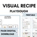 PLAYDOUGH Printable Visual Recipe for Toddlers and Young Children ...