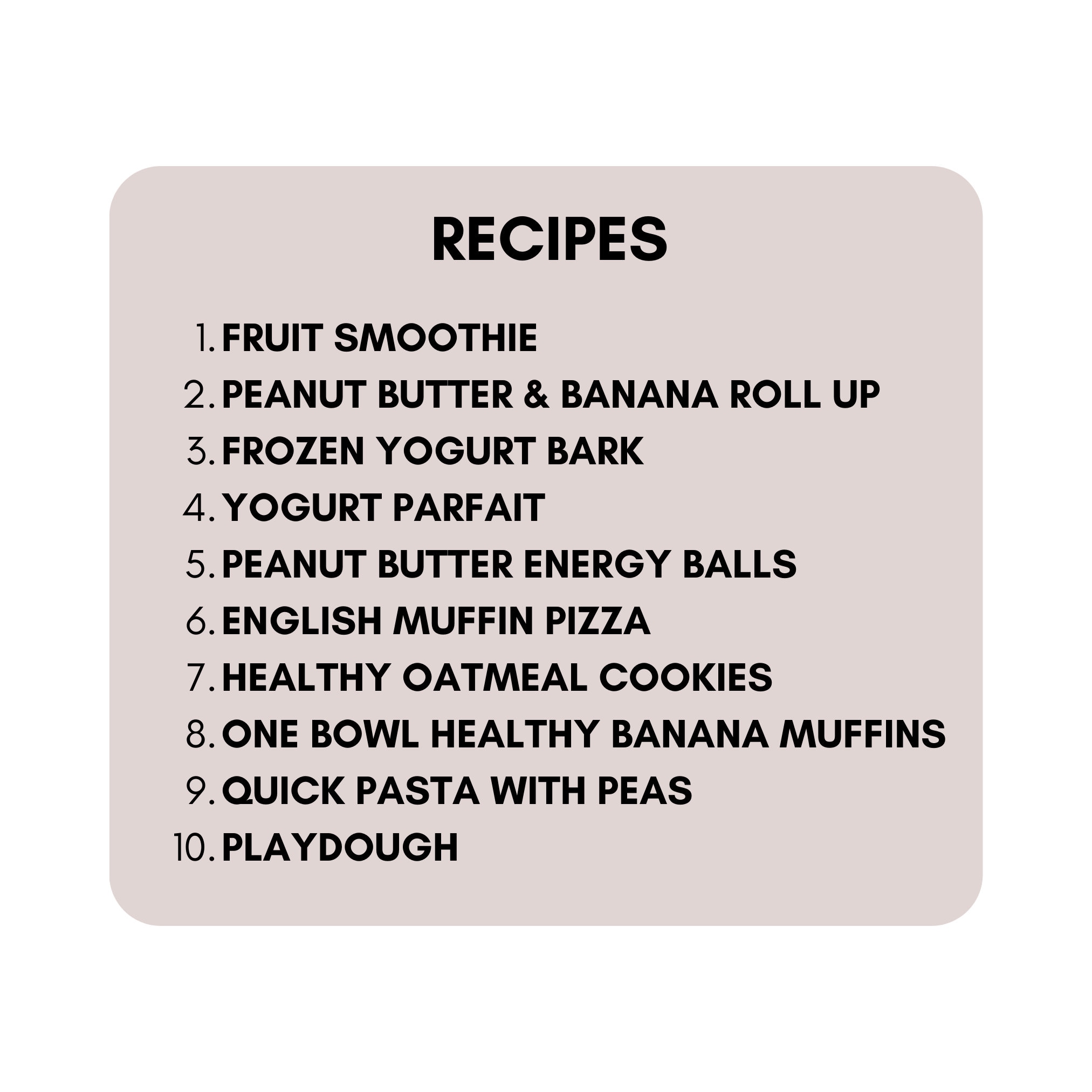 BUNDLE Printable VISUAL RECIPEBOOK for Toddlers and Young Children ...