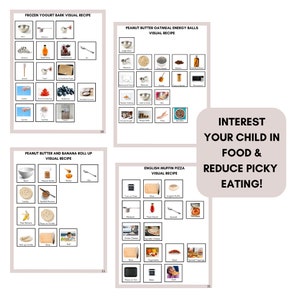 BUNDLE Printable VISUAL RECIPEBOOK for Toddlers and Young Children ...