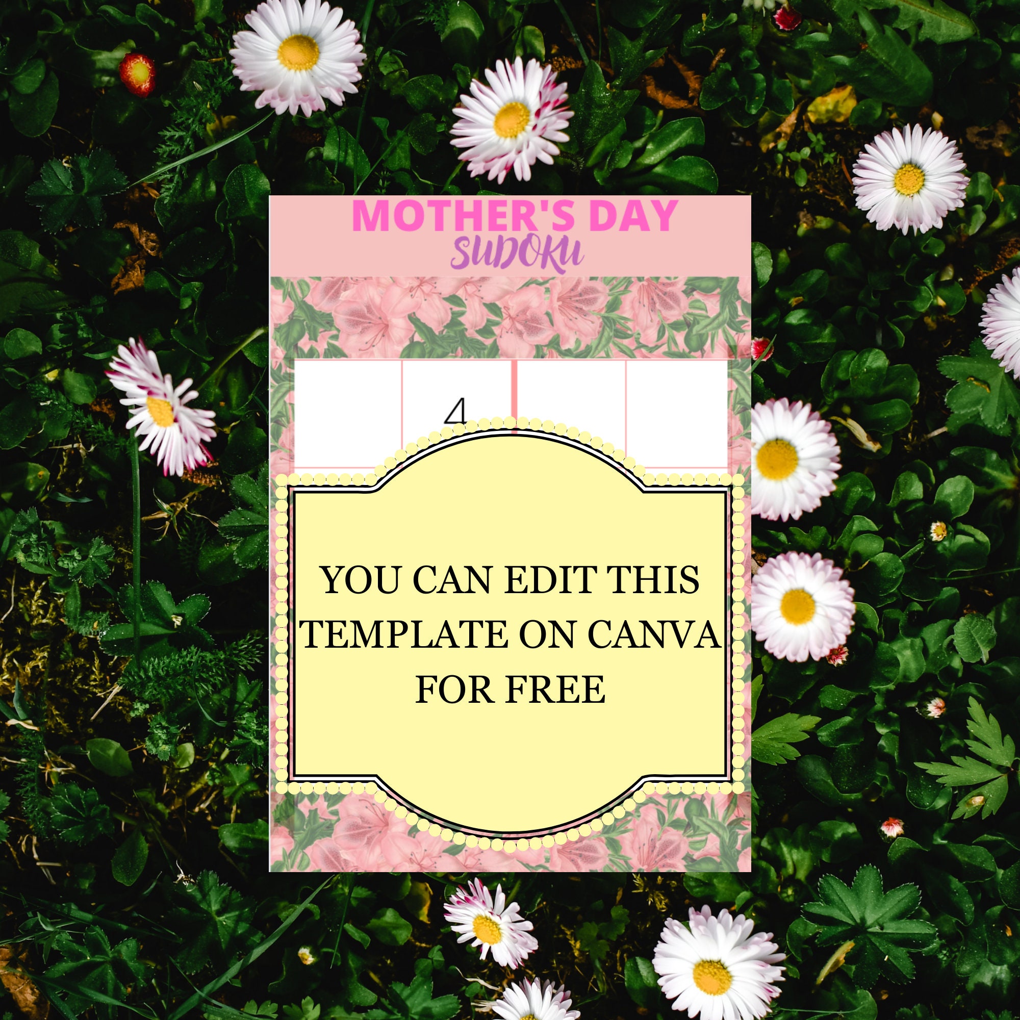 Printable Sudoku, Mother's Day Games, Happy Mother's Day, Mothers Day ...