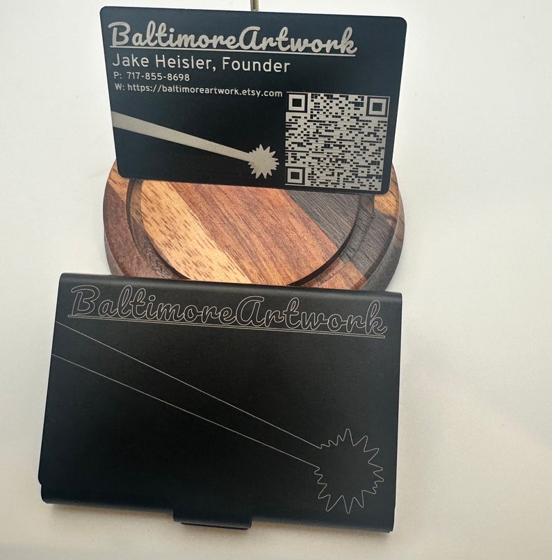 Custom Metal Business Cards – Premium Laser Engraved Steel Cards for ...