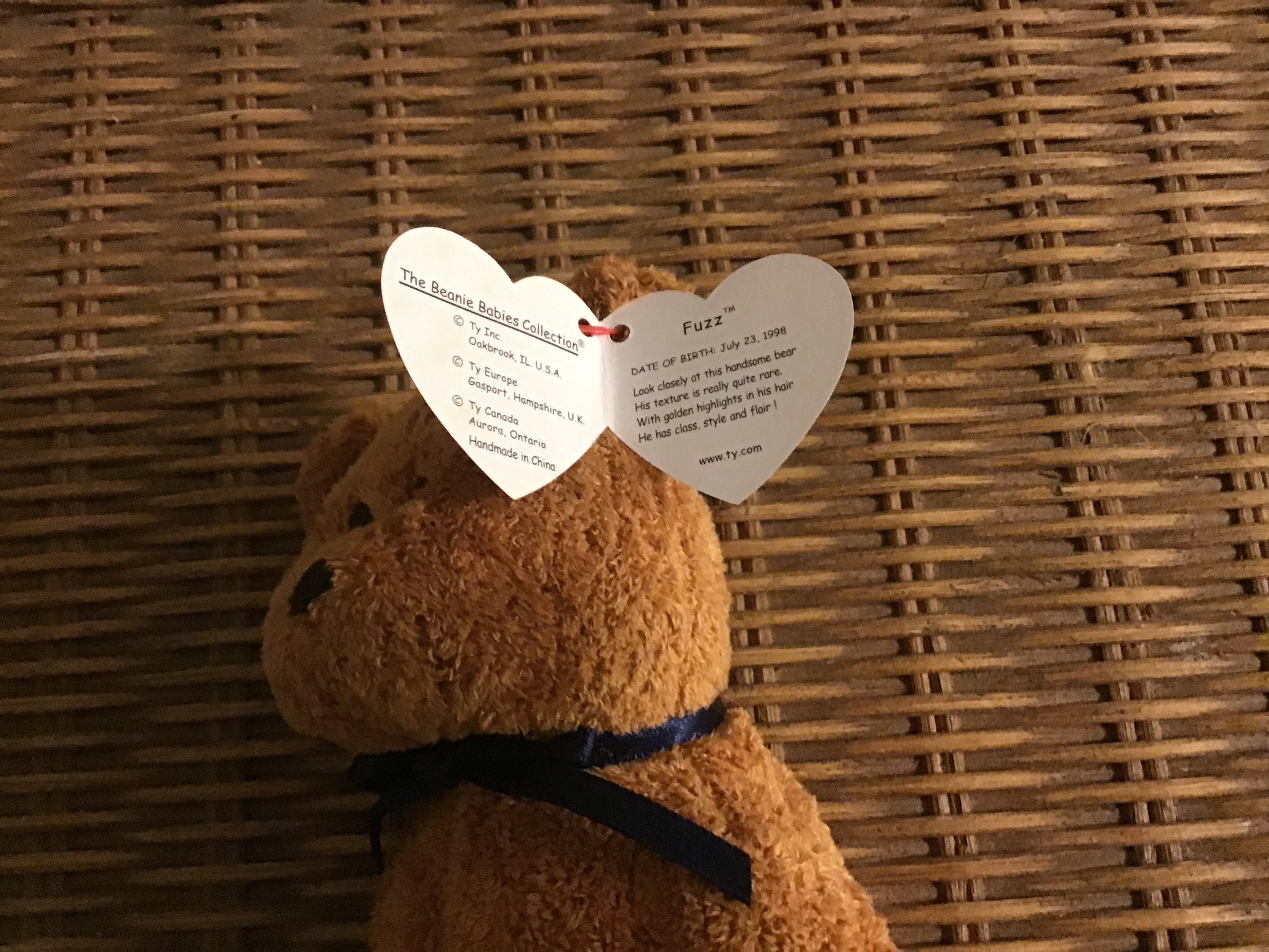 Beanie Baby Fuzz, is a NEW Beanie Collectible With a Birthdate and Tush ...