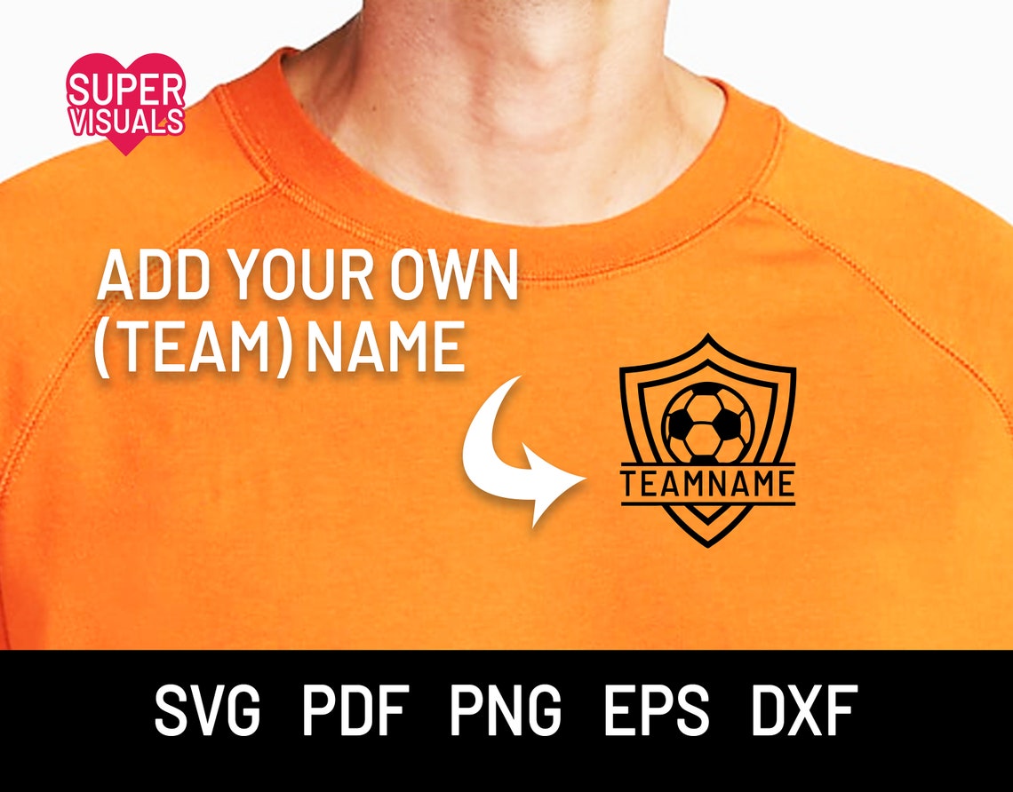 Soccer Logo Monogram SVG Files Soccer Logo Split Frame Cut Files Soccer ...