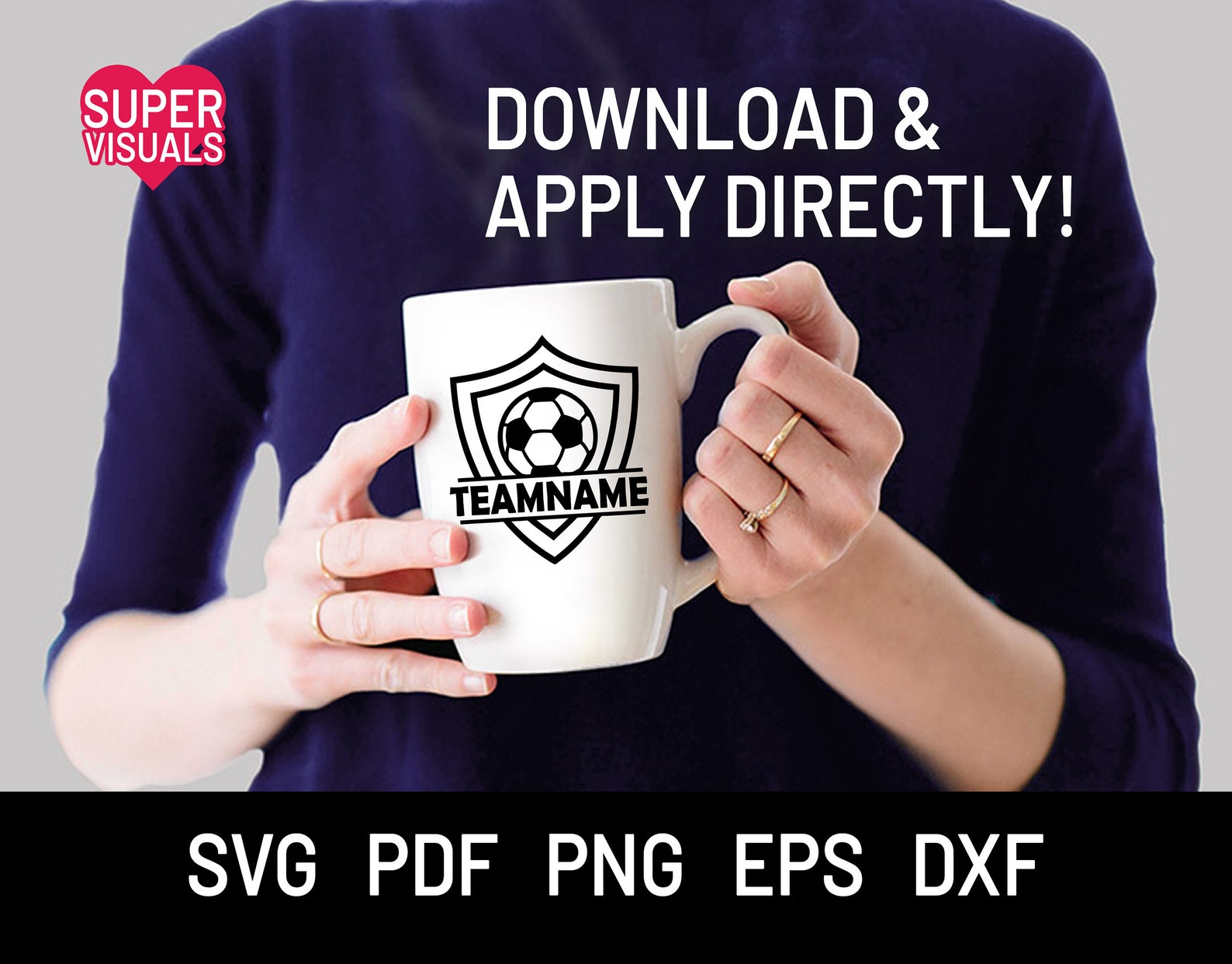 Soccer Logo Monogram SVG Files Soccer Logo Split Frame Cut Files Soccer ...