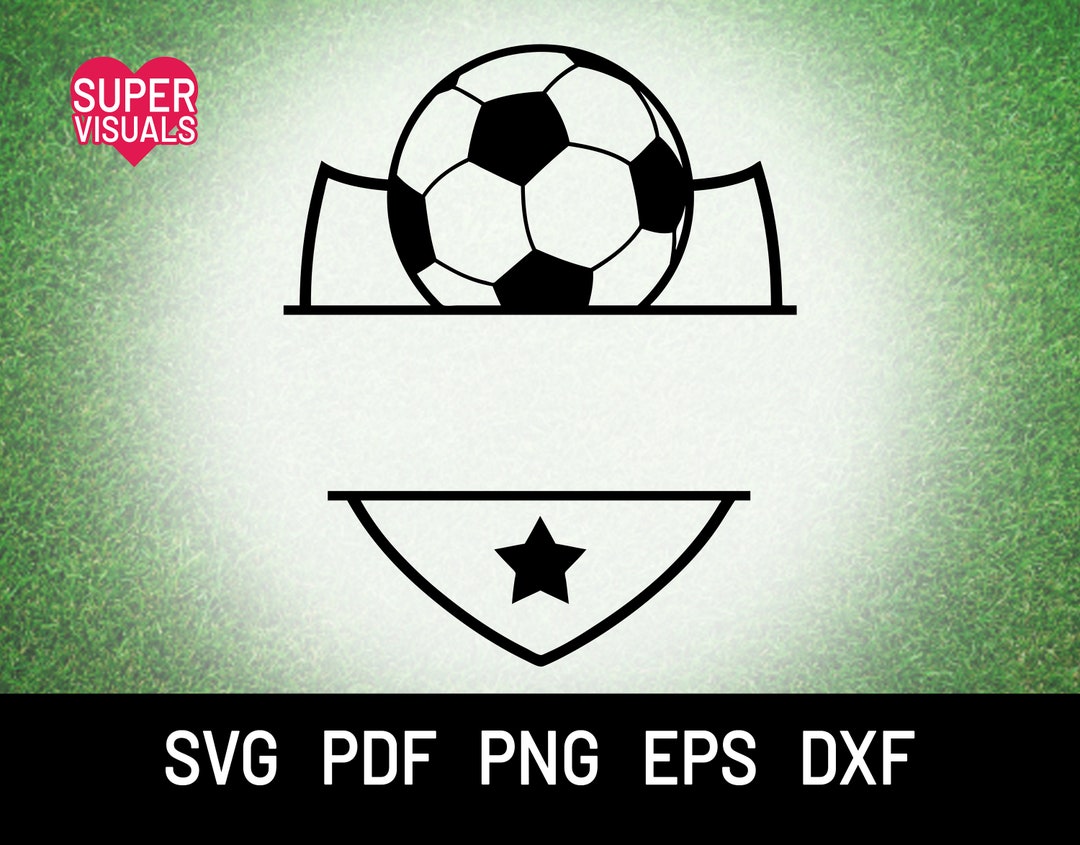 Soccer Shield Logo SVG Files | Soccer Shield Logo Split Frame Cut Files ...