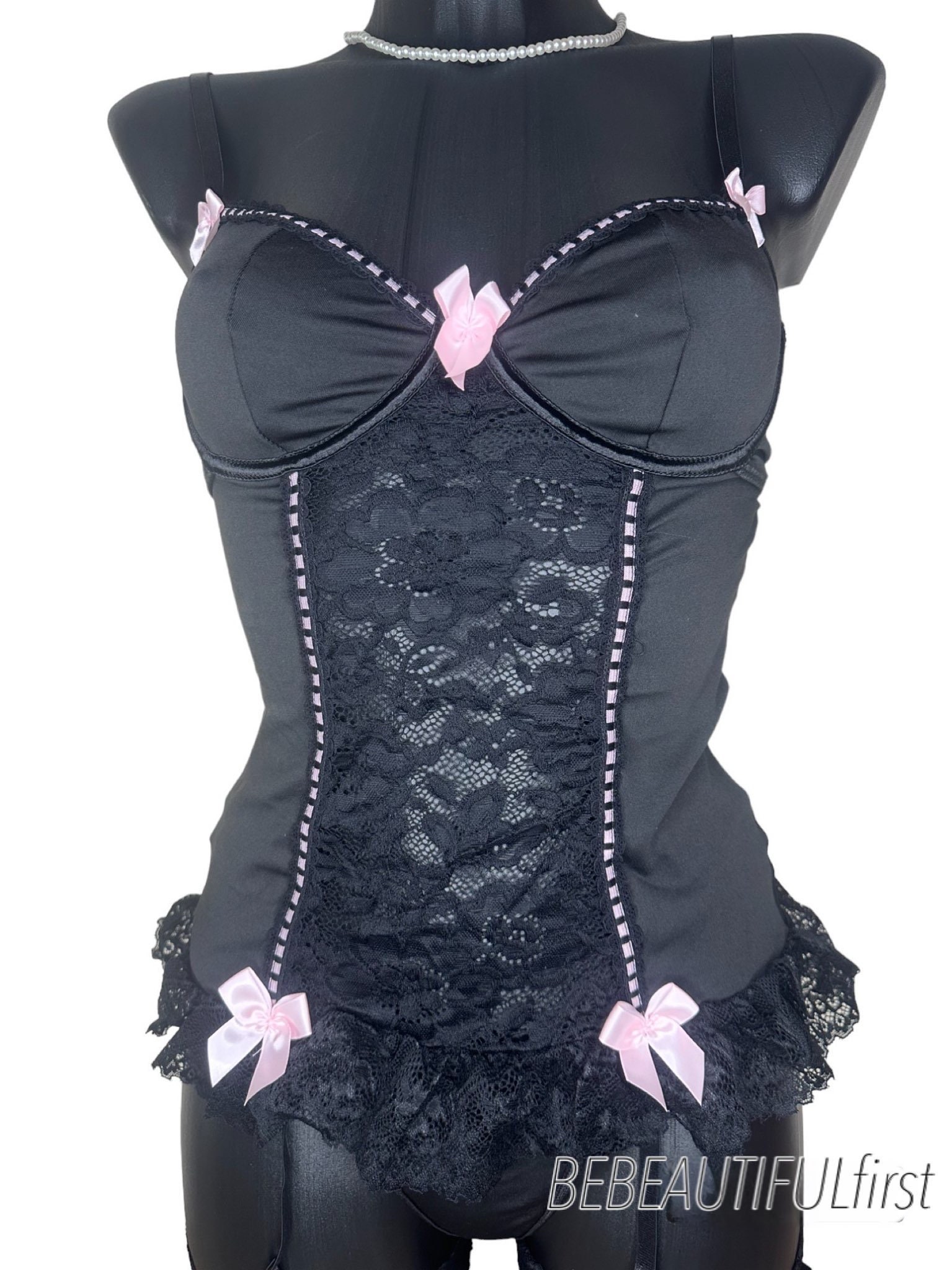 Embroidered Lingerie Set,floral Lingerie Set,sheer Bra,garter Belt ...