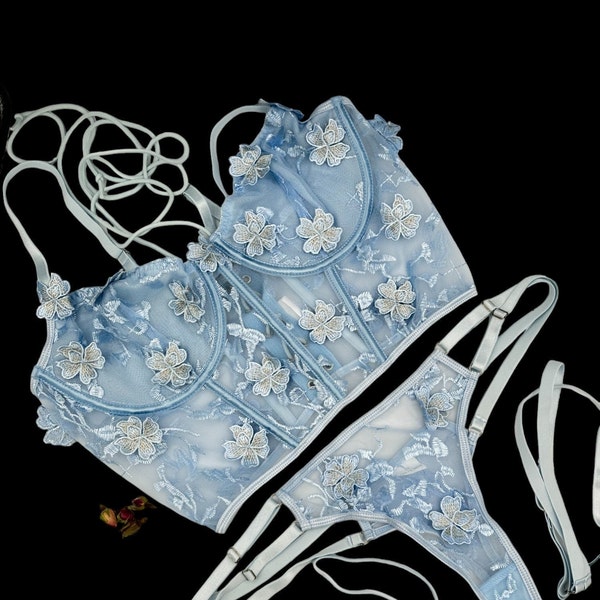 Embroidered Bra - Etsy