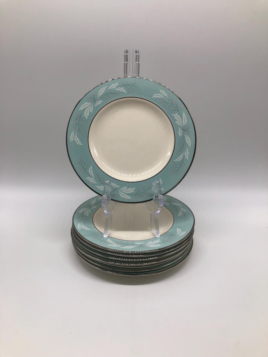 Set of 8 Romance by Homer Laughlin 6.25" Bread Plates, Cavalier ...