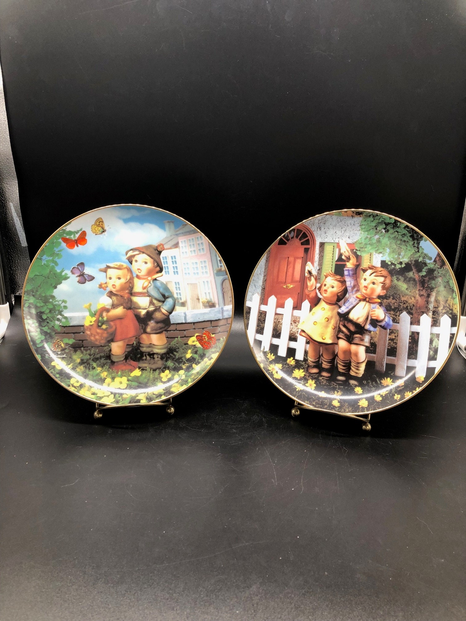 Set of 2 Vintage M.J. Hummel Collector's Plates Little - Etsy