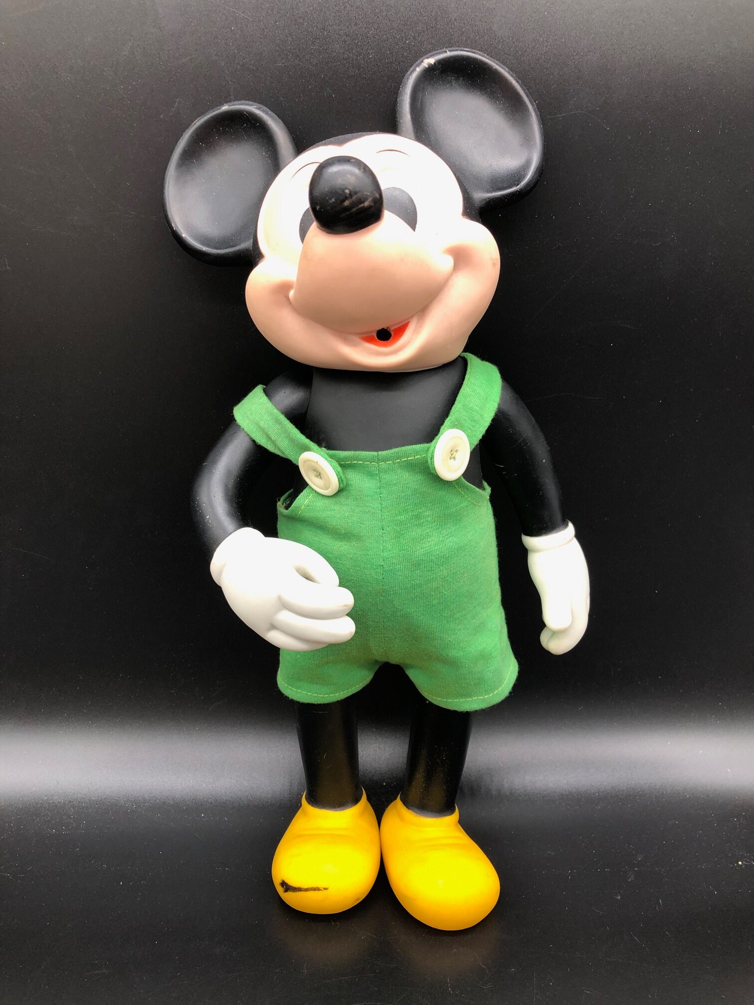 Vintage 1977 Walt Disney Mickey Mouse, Remco Toys, Vinyl 15 Mickey ...