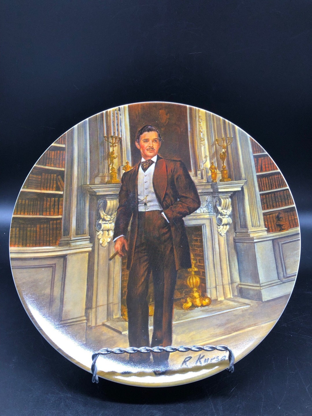 Vintage Knowles China Gone With the Wind Collector's Plate of Rhett ...