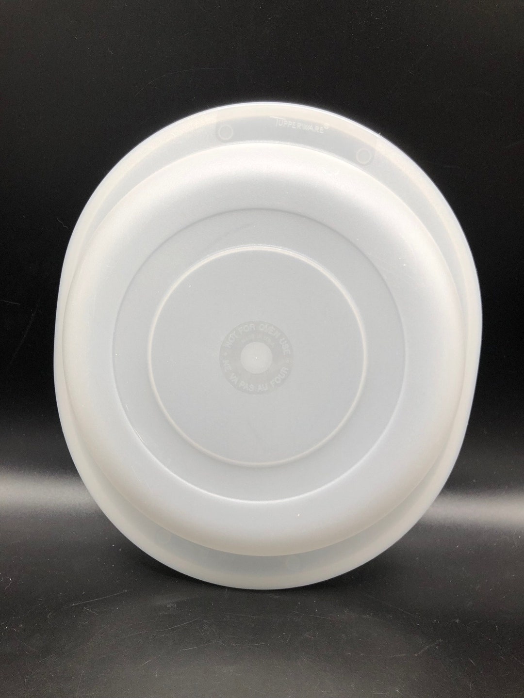 Vintage Tupperware White Plastic Replacement Lids, Mint Condition ...