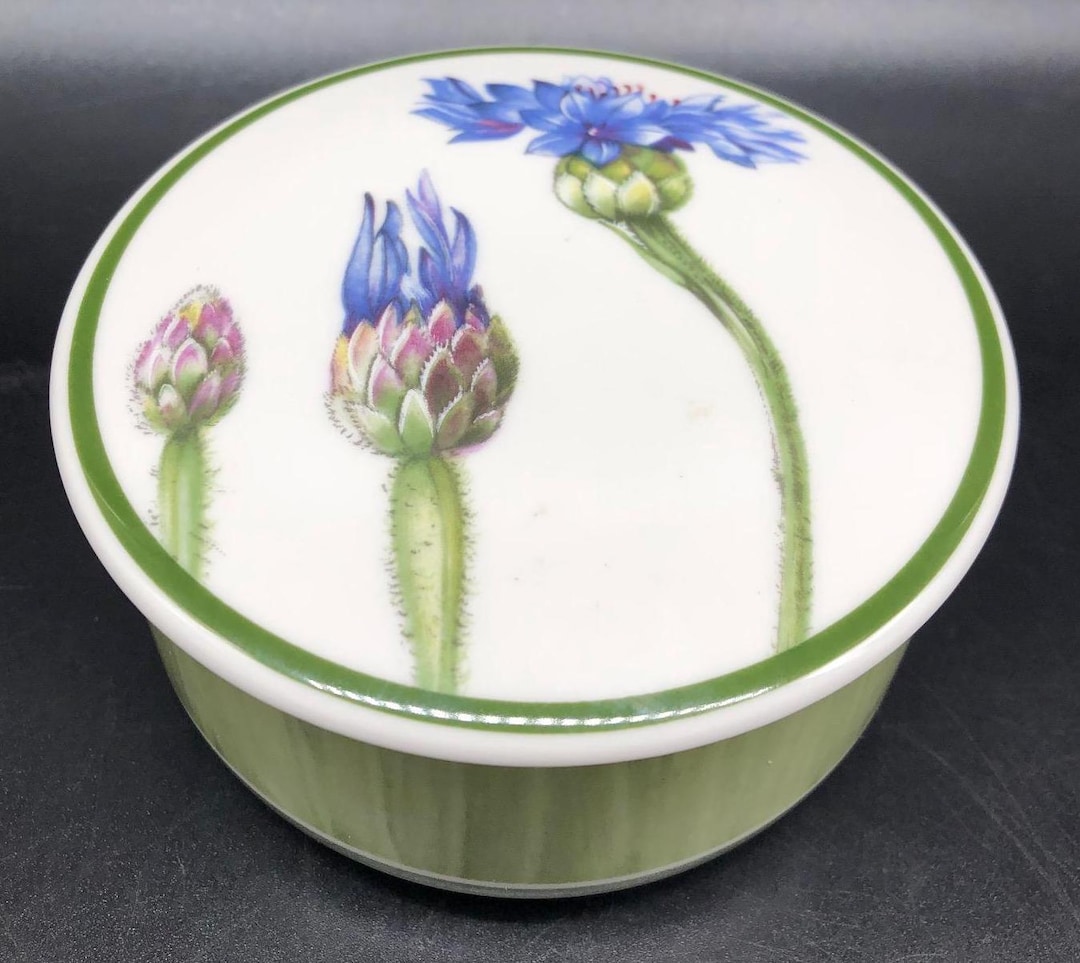 Vintage Villeroy & Boch "flora" Fine China Trinket Box, House and ...