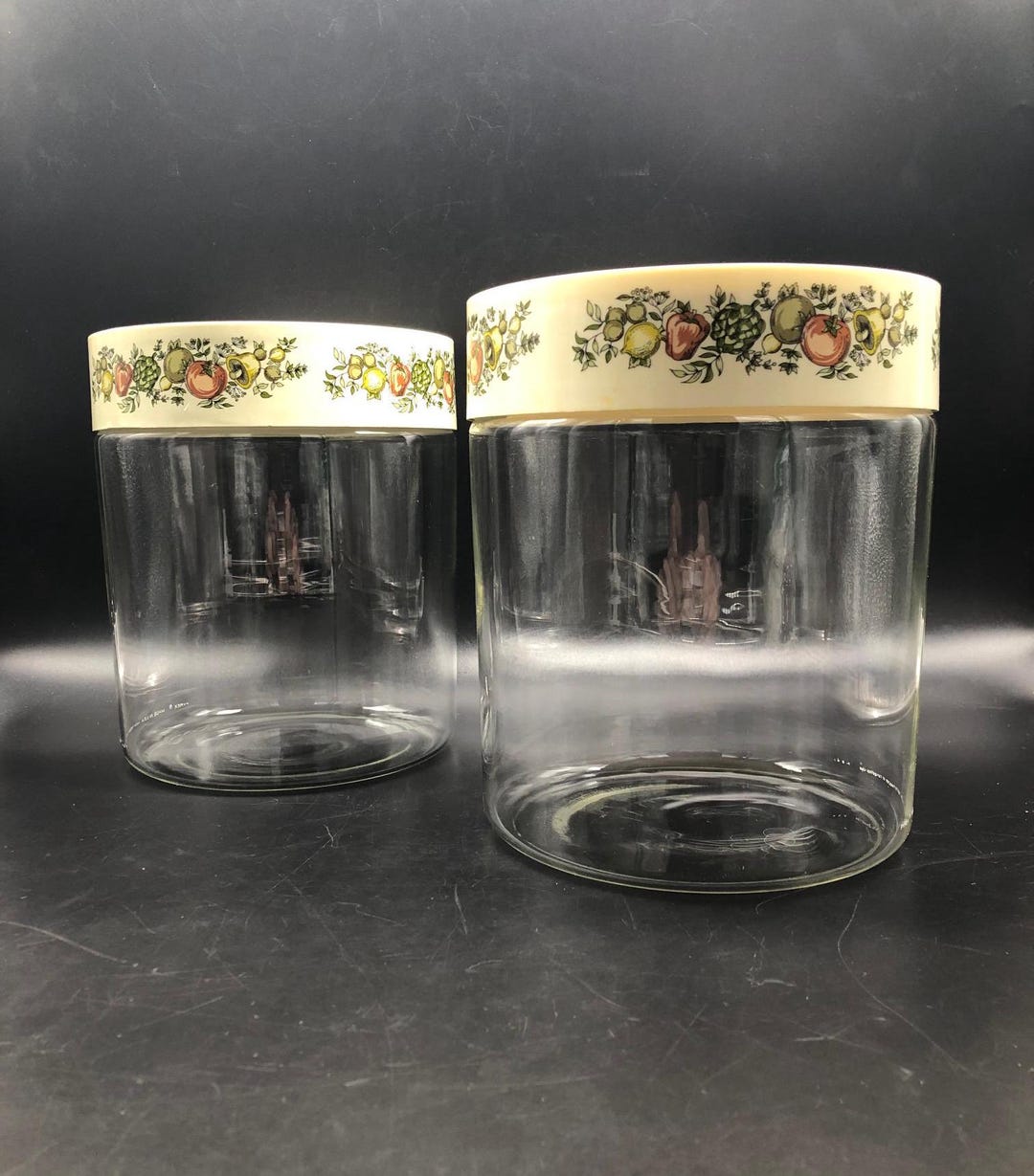 Set of 2 Vintage Pyrex, "spice of Life," Canisters With Lid, Mint ...
