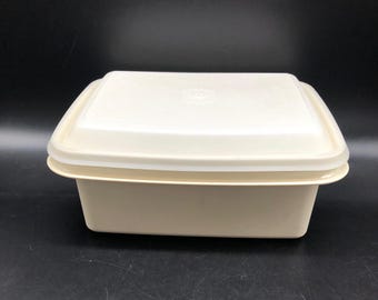 1980s Tupperware Freeze N Save Container Half Gallon Ice Cream Keeper ...