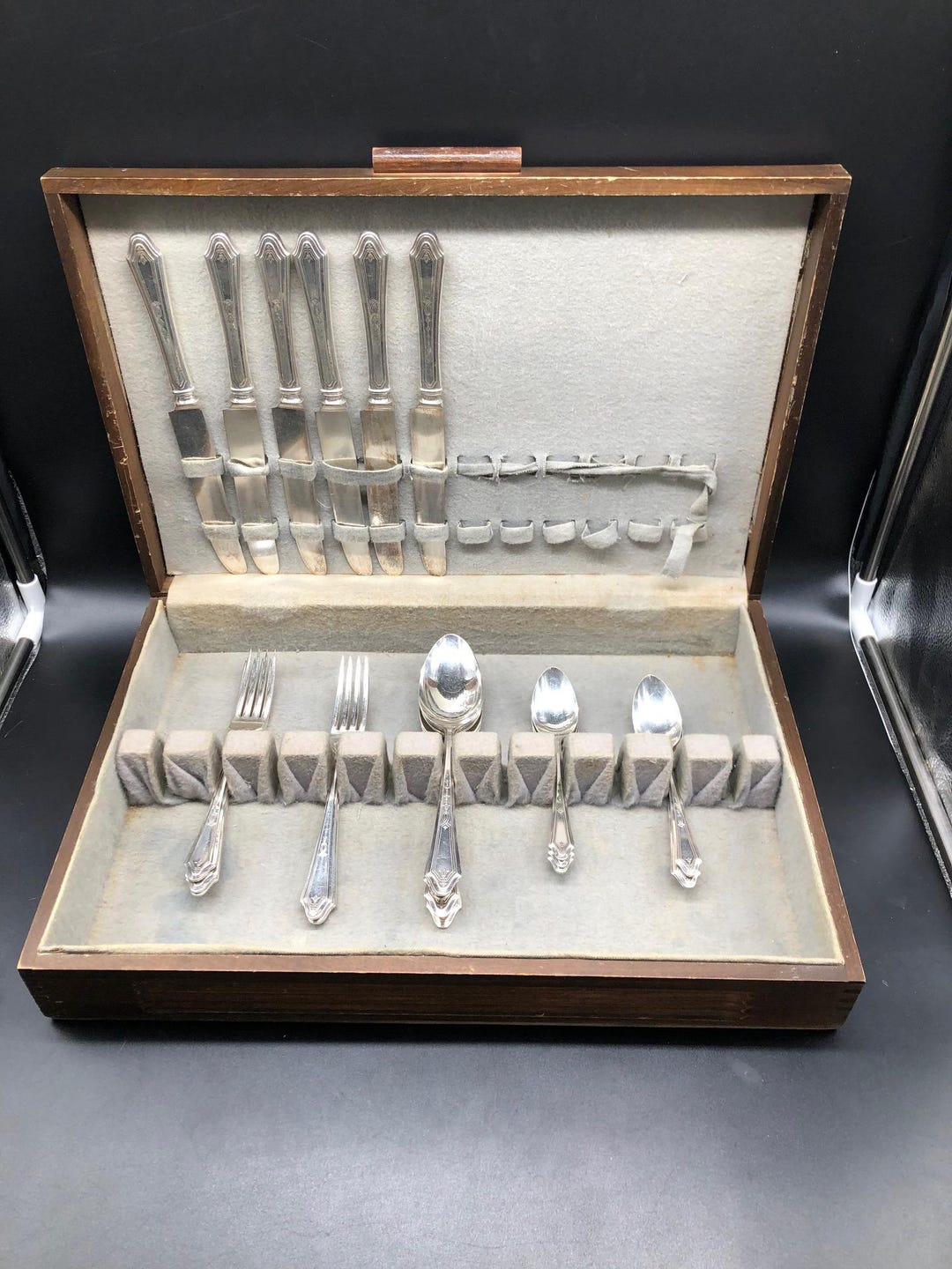 Vintage Tudor Plate Silverware Set, Oneida Community Made, Silver ...