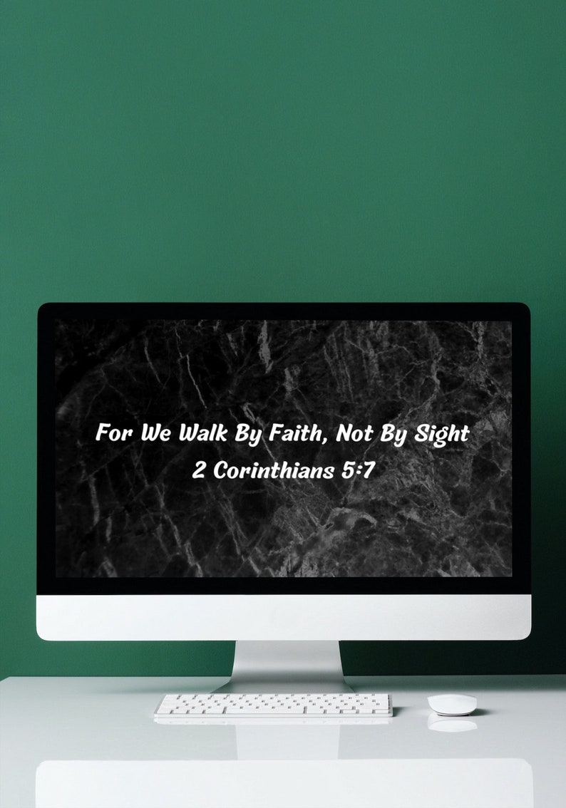 For We Walk by Faith, Not by Sight Desktop, Wallpaper for Monitor ...