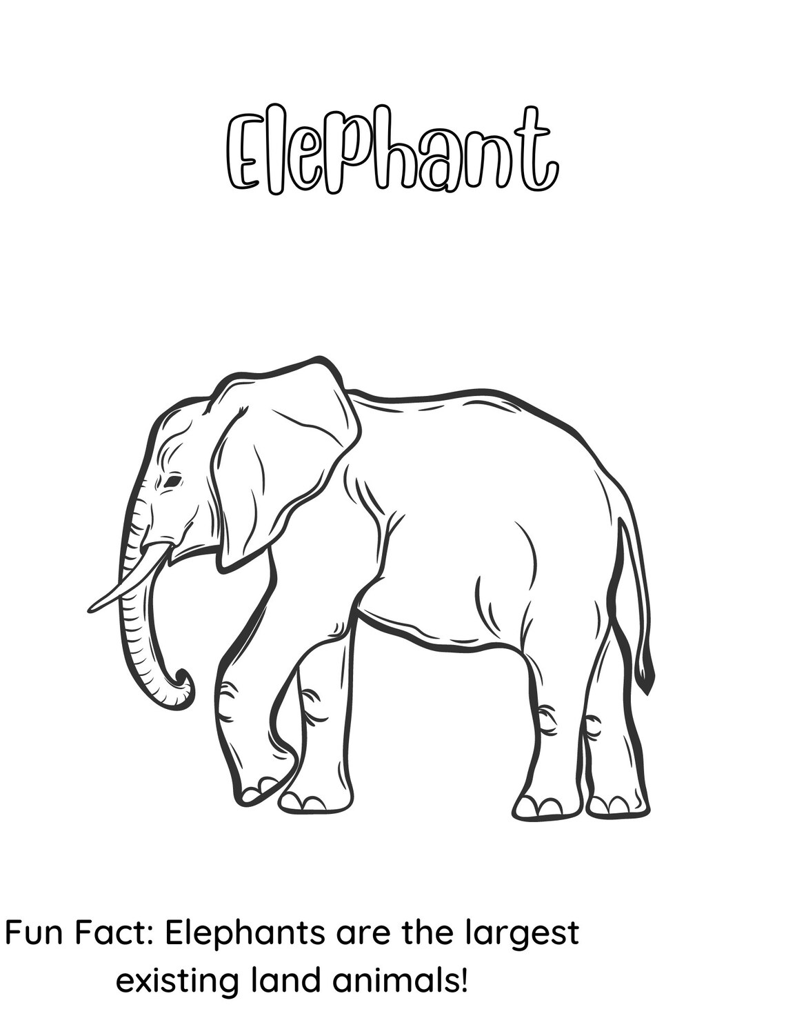 Animals Coloring Pages, Kids Printable Coloring Pages, Kids Animal ...