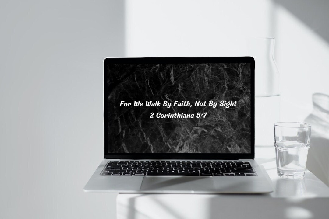 For We Walk by Faith, Not by Sight Desktop, Wallpaper for Monitor ...