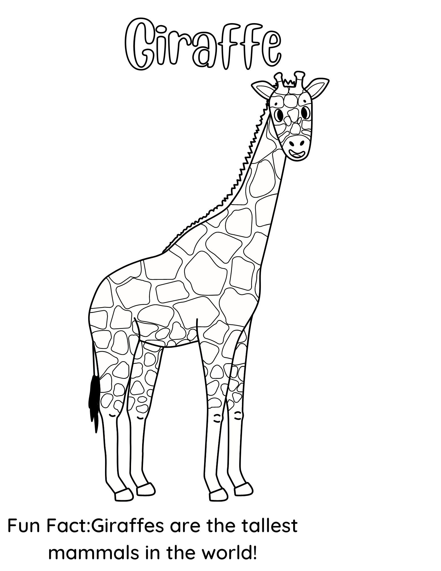 Animals Coloring Pages, Kids Printable Coloring Pages, Kids Animal ...