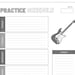 Weekly Electric Guitar Practice Planner- Printable, Study Planner ...