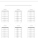 Blank Guitar Chord Diagrams Printable 7 per Page, Blank Chord Chart PDF ...