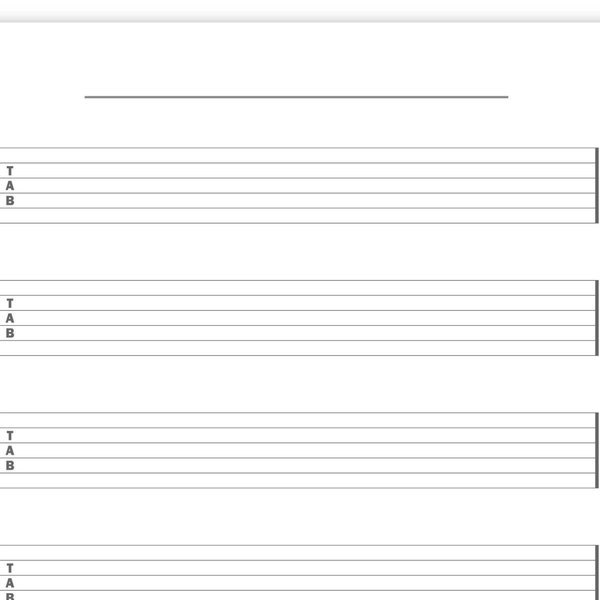 Jumbo Blank Guitar Chord Diagram Printable, Blank Chord Chart PDF ...