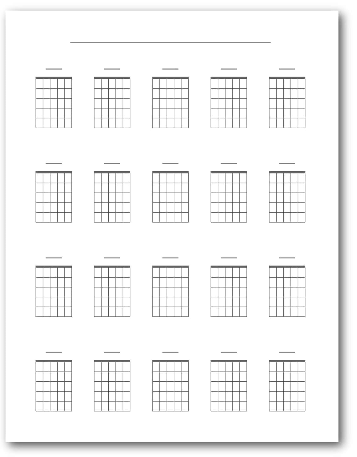 Blank Guitar Chord Charts Printable - 20 per Page, Blank Chord Chart ... Blank Guitar Chord Charts Printable - 20 per Page, Blank Chord Chart ...