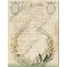 Vintage French Documents With Florals - Journal Pages - Background ...