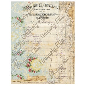 Essence of Spring - French Documents - Printable Pages - Junk ...