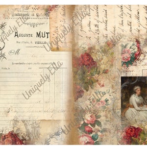 Nostalgia - Journal Pages - Printable Pages - Junk Journaling - Digital ...