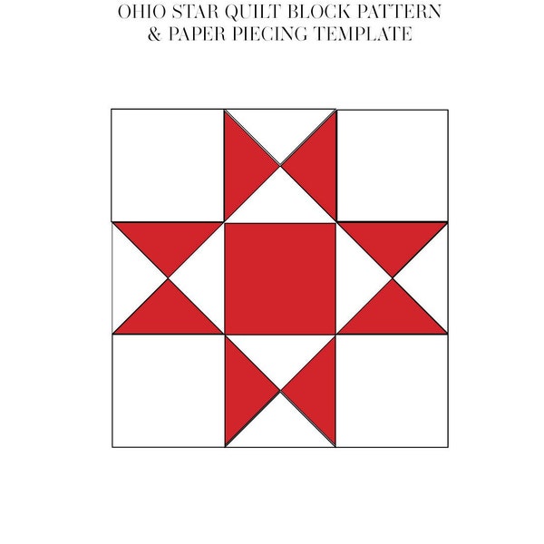 Ohio Star Quilt - Etsy