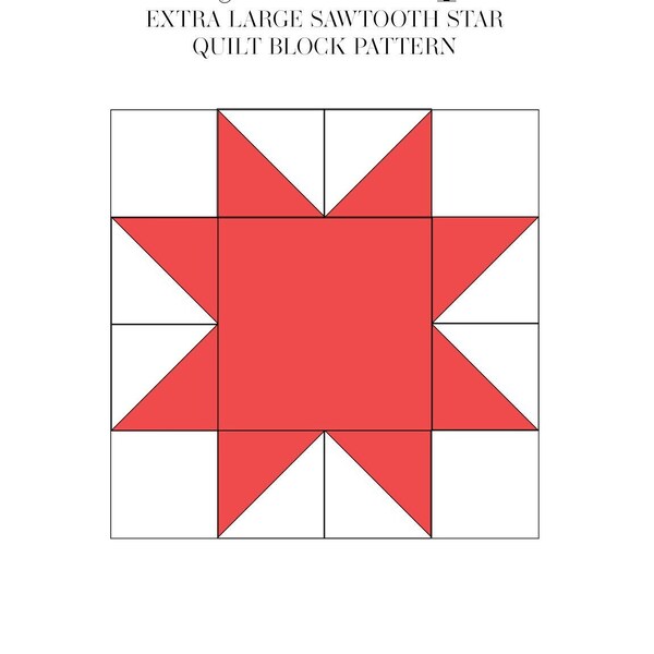 Simple Quilt Pattern - Etsy