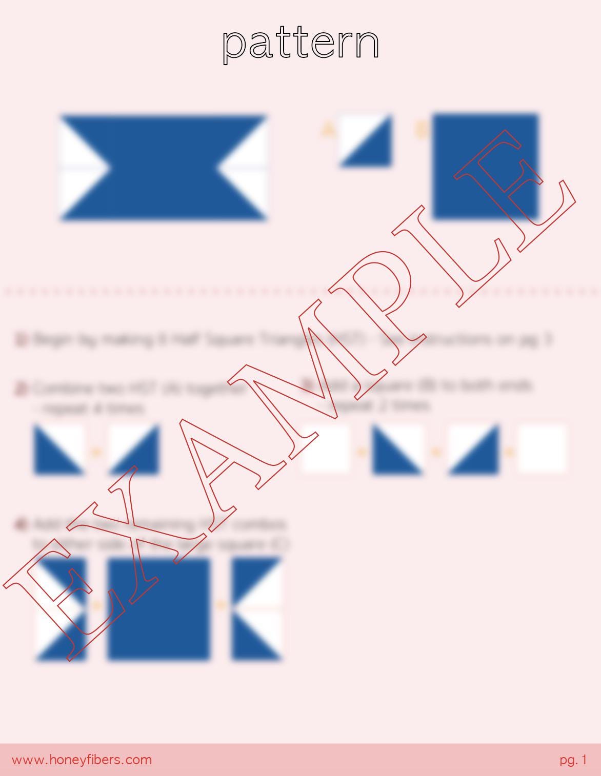 Pinwheel Star Quilt Pattern: Beginner Friendly, Nine Sizes (digital ...