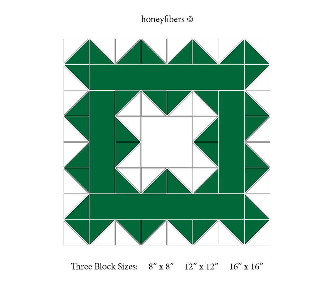 Quilt Block Pattern Instant Download THREE Quilt Block Sizes 8 12 quilt-block-pattern-instant-download-three-quilt-block-sizes-8-12