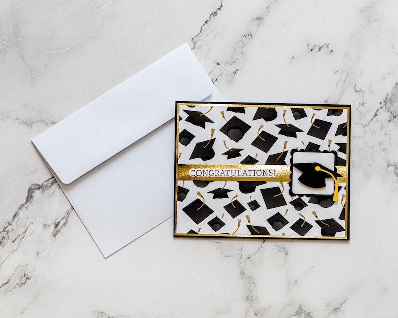 3D Graduation Card, Celebration Card, Congratulations Card, High School ...