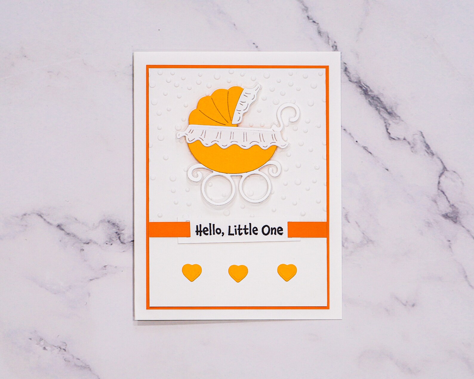 3D Hello Little One Baby Carriage Card, Baby Shower Card, Pram Card ...