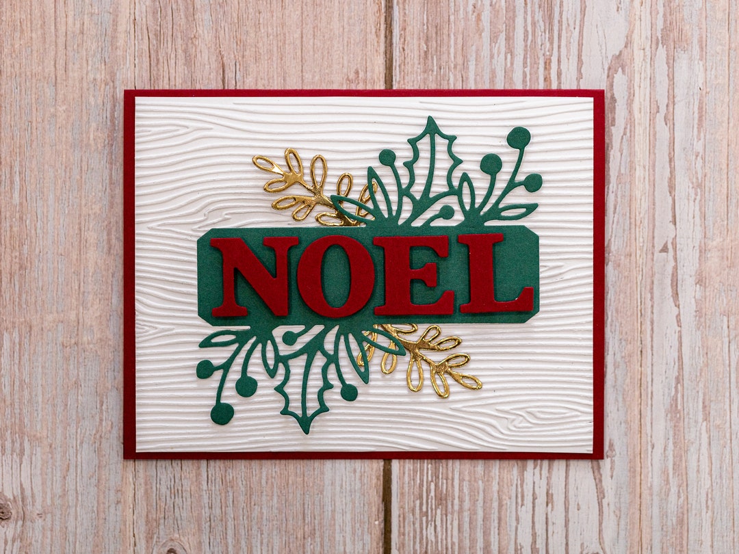 3D Noel Christmas Card, Holiday Card, Greeting Card, Unique Christmas ...