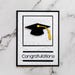3D Graduation Card, Congratulations Card, Celebration Card, High School ...