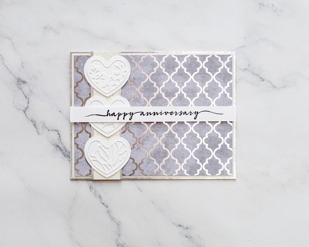 3D Anniversary Card, Spouse Card, Significant Other, Partner, Elegant ...