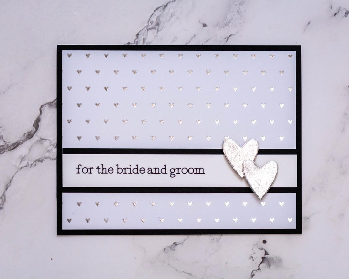 3D Wedding Card, Bride and Groom Card, Heart Card, Elegant Card ...