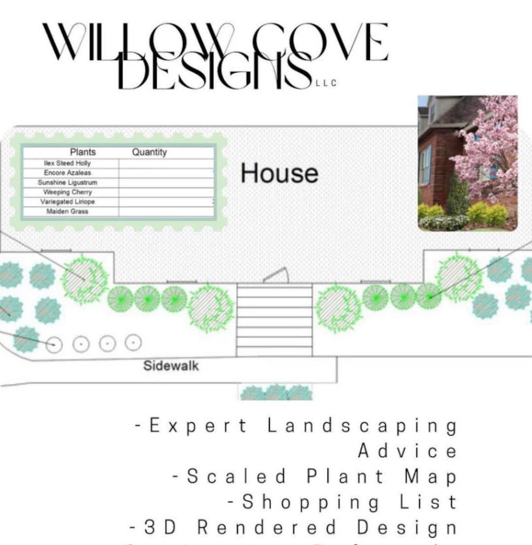 CUSTOM Landscape Design for YOUR Landscaping Needs (A) - Etsy