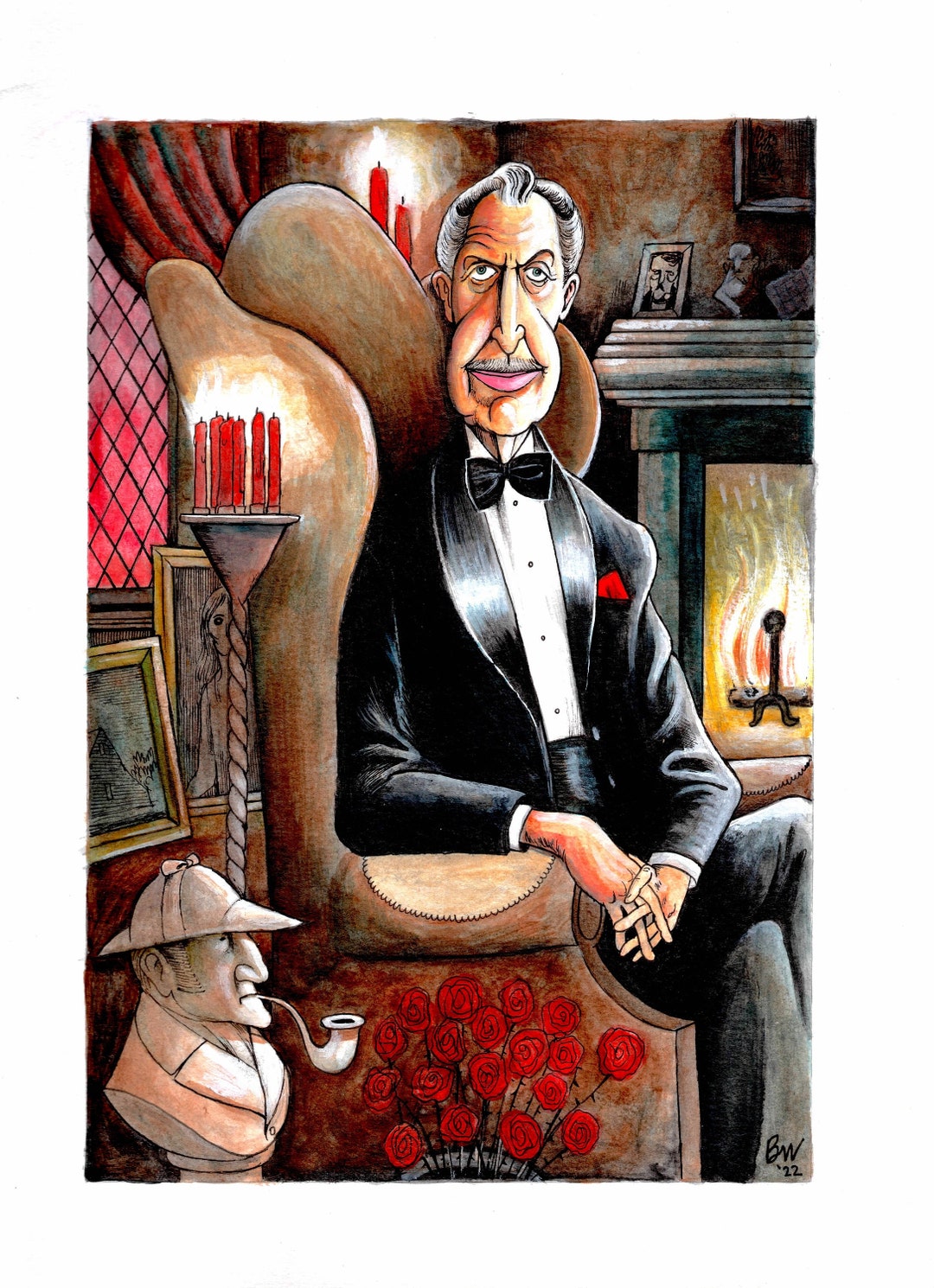 Vincent Price Hosts Mystery! (original) - Etsy