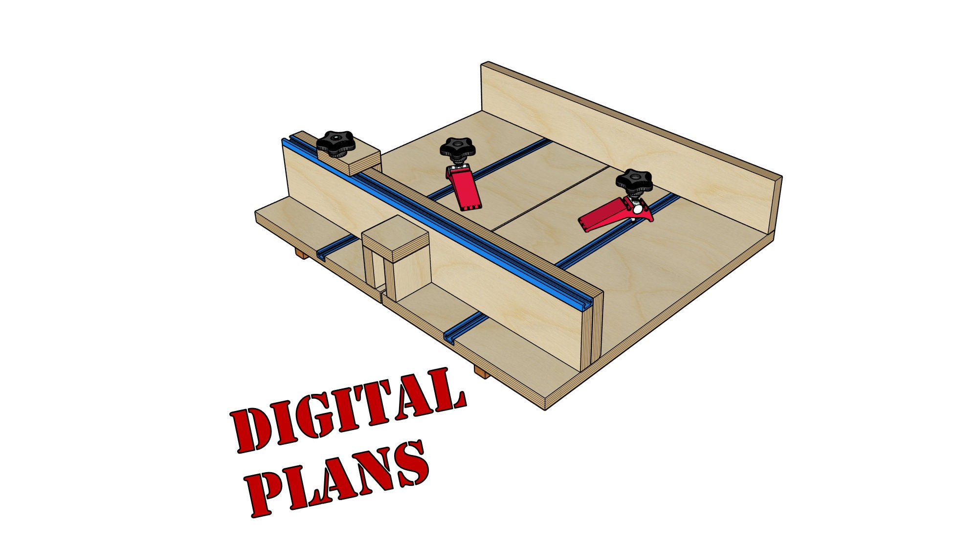 Small Parts Table Saw Sled Digital Plans - Etsy
