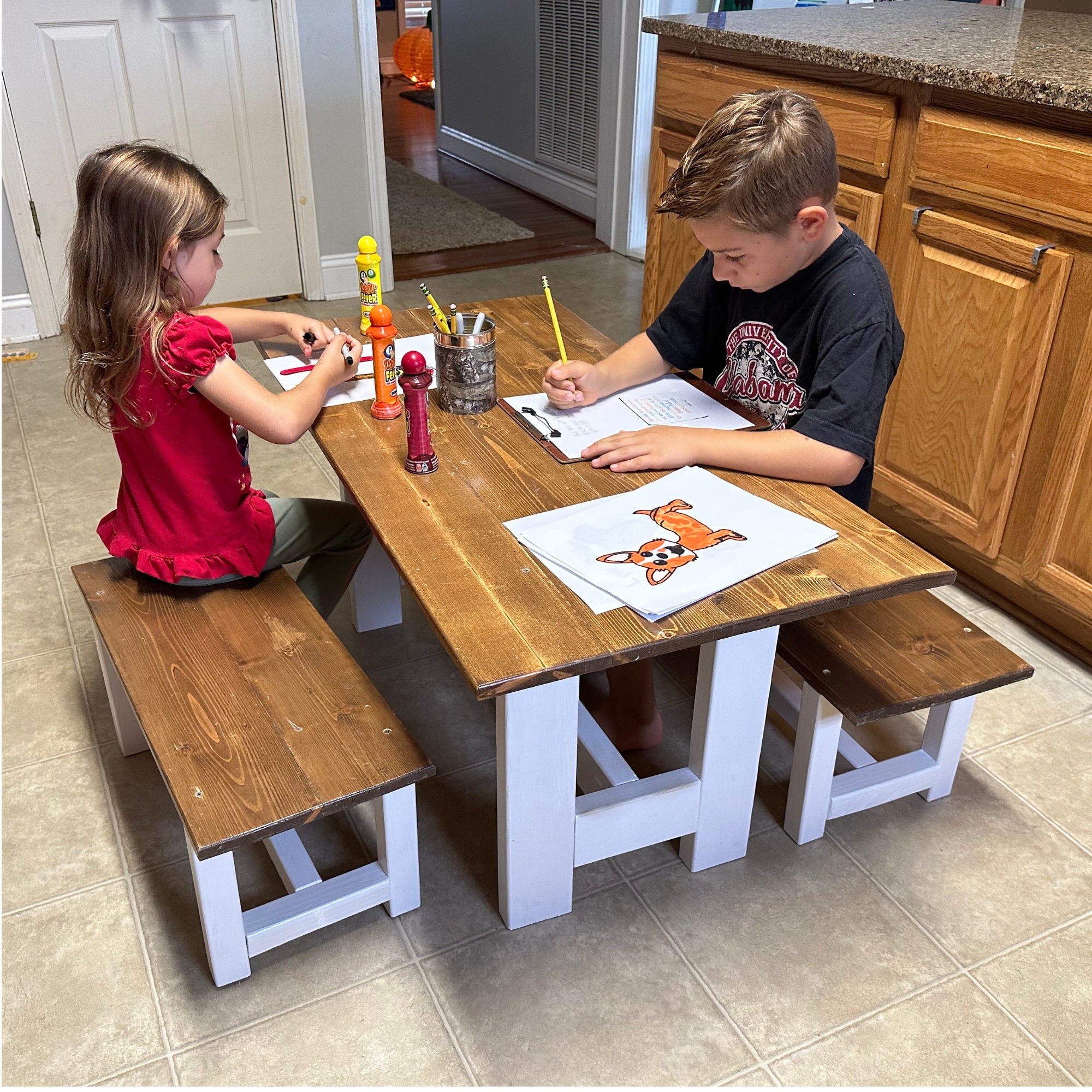 Kid's Dining/activity Table (digital Plans) - Etsy