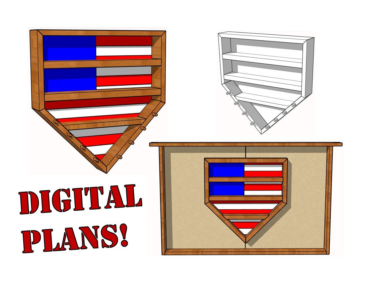 Baseball Display (digital Plans) - Etsy