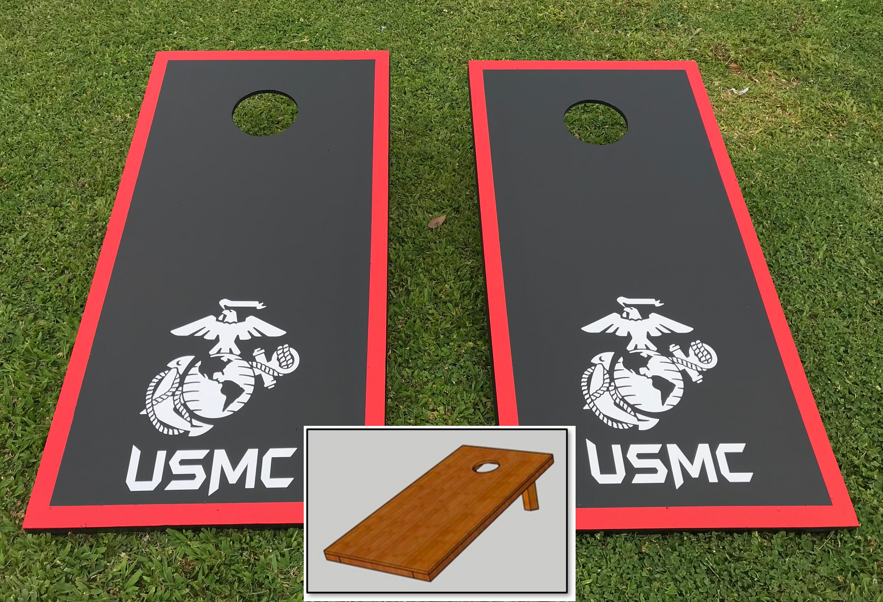 Compact Cornhole Boards Digital Build Plans - Etsy
