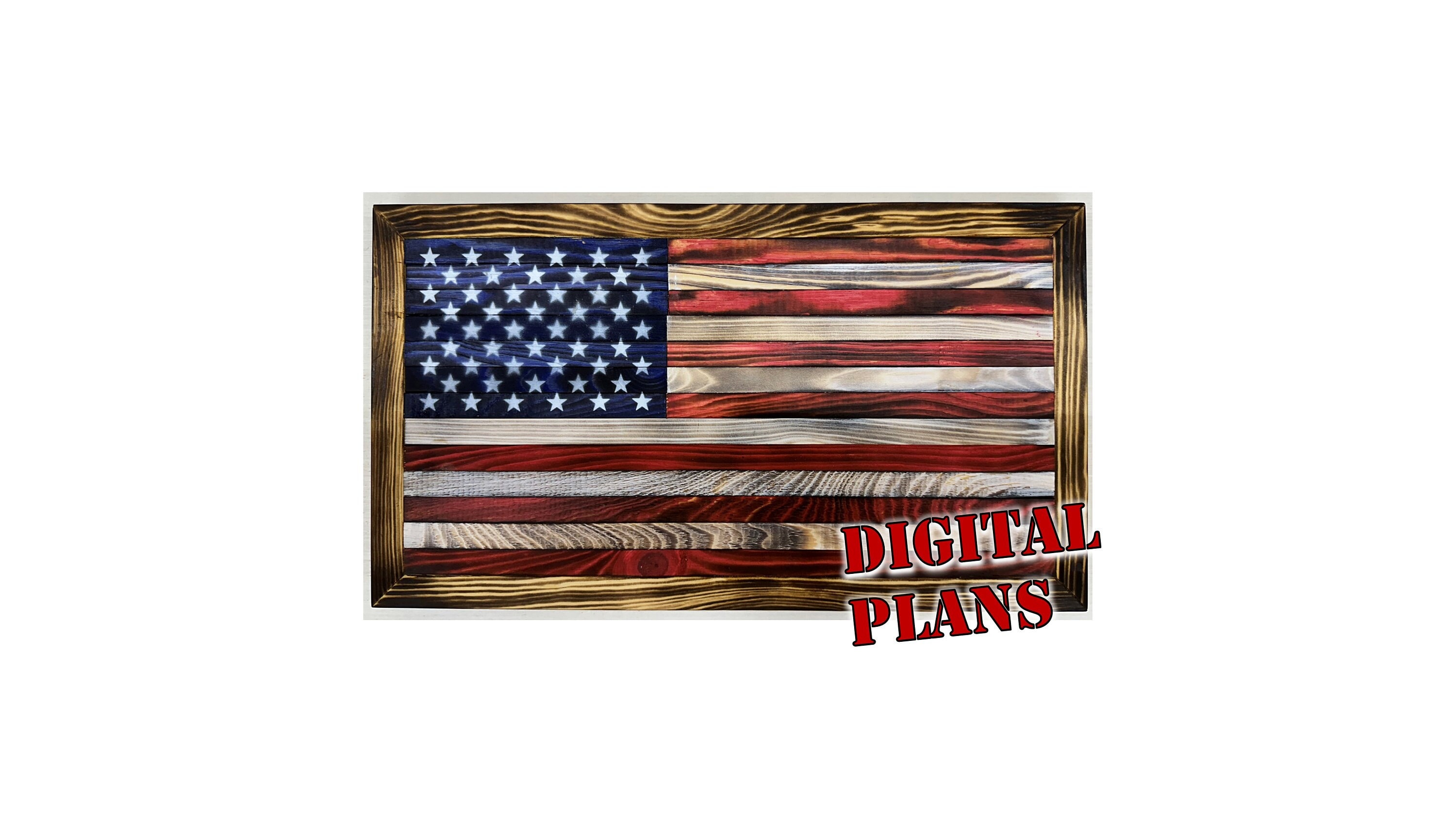 Mini American Flag (digital Plans) - Etsy