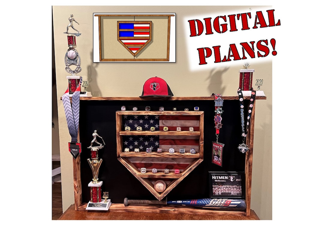 Baseball Display (digital Plans) - Etsy