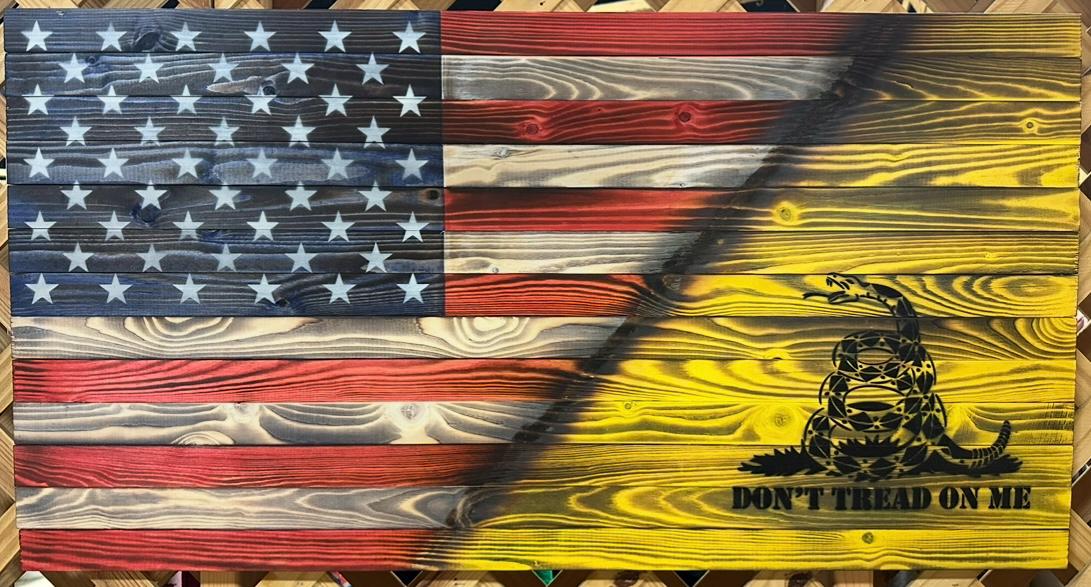 DIY Wooden American Flag Build Plans - Step-by-step Guide (digital ...